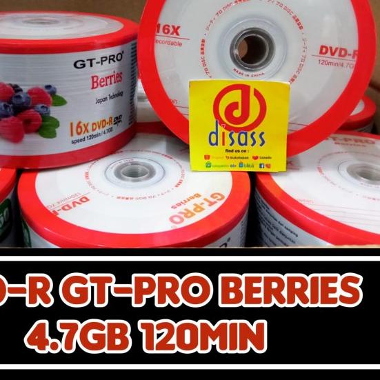 Dvd-r GT-PRO FISH 16X - DVD/CD BLANK - DISASS JOGJA - GTPro Cranberry ...