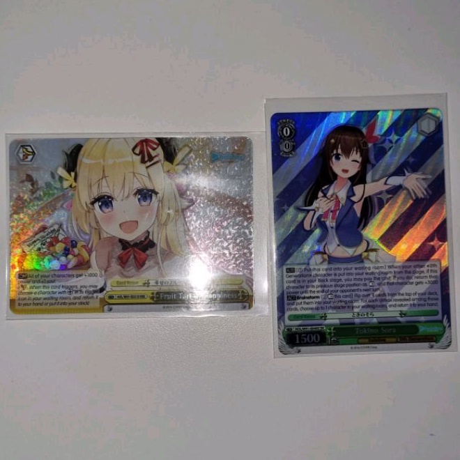 (Genuine)(English version) Weiss Schwarz Hololive Watame/Sora Card (RR ...