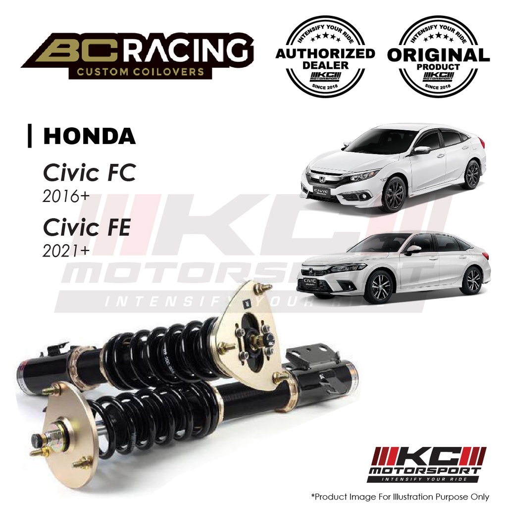 Honda Civic FC 2016+ / Civic FE 2021+ - BC RACING BR RA Fully ...