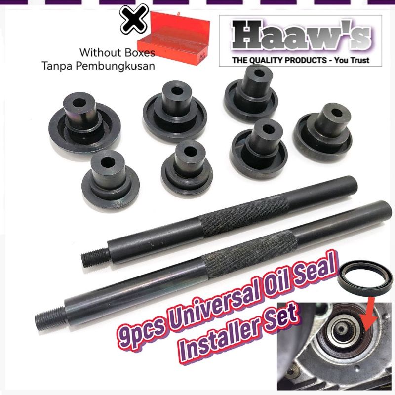 9PCS / SET AUTOMOTIVE UNIVERSAL OIL SEAL INSTALLER TOOLS - DRIVE SHAFT ...