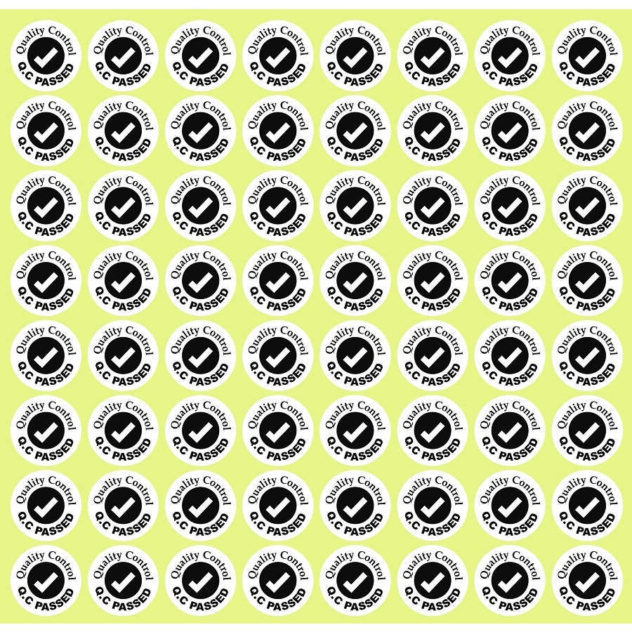 Qc Passed Stickers Control Quality Sticker Qc Stickers Reject Sticker Sticker Diameter 1