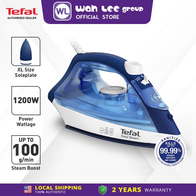 Tefal Easy Steam Iron FV1941 FV1941M0 WAH LEE STORE | Shopee Malaysia