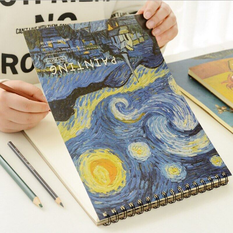 A4 330gsm Sketchbook for Drawing Professional Watercolor Painting ...