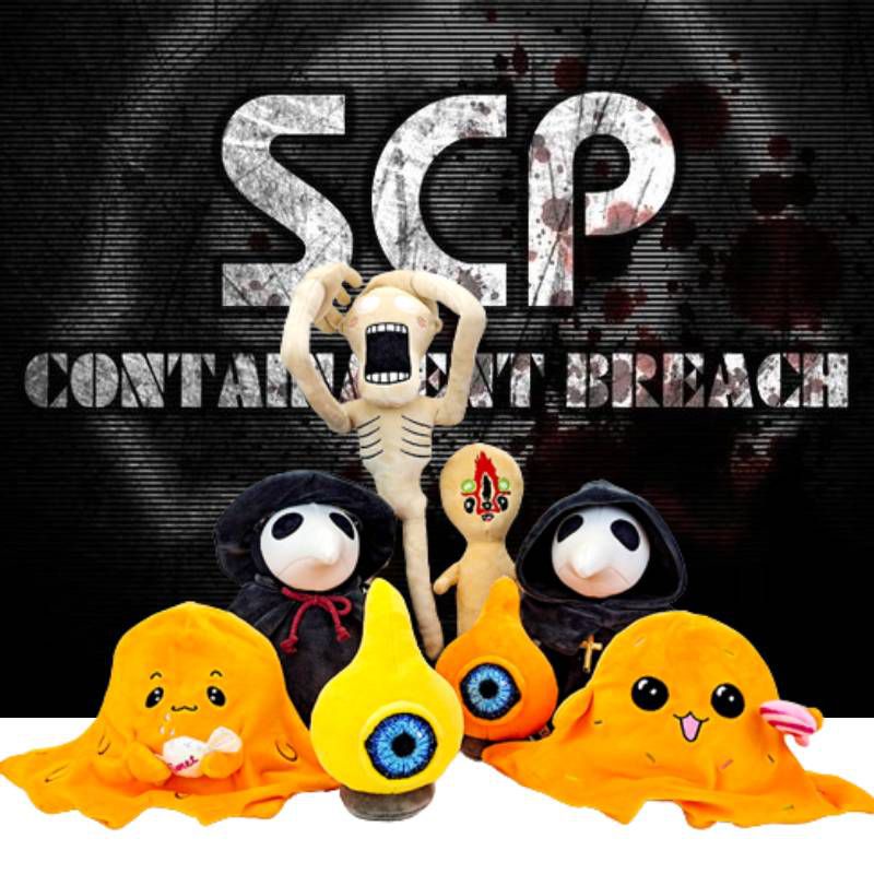 Funny Halloween Plague Doctor Series Scp Foundation Plush Doll Scp-999 ...