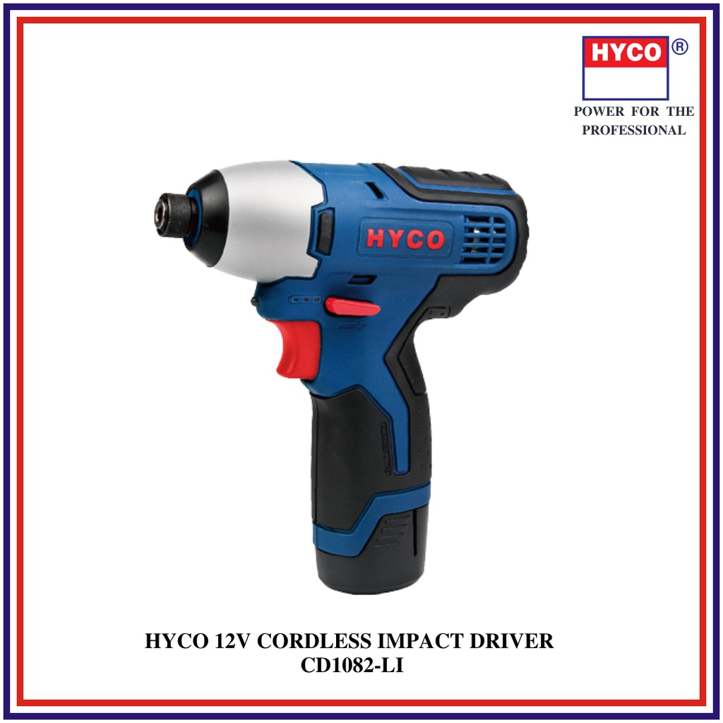 HYCO CD1082-LI Cordless Impact Driver (12V) | Shopee Malaysia