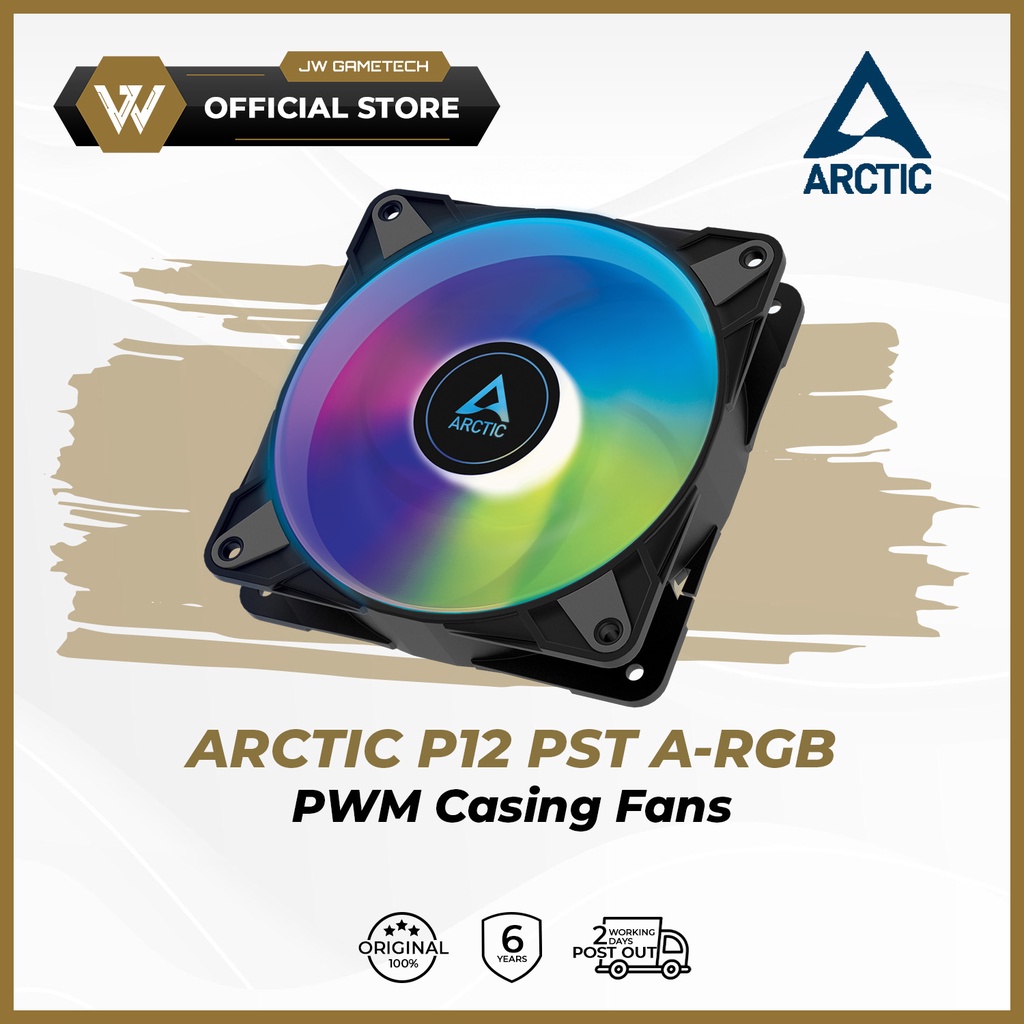 Arctic P12 PWM PST A-RGB 120mm Casing Fan Black | Shopee Malaysia