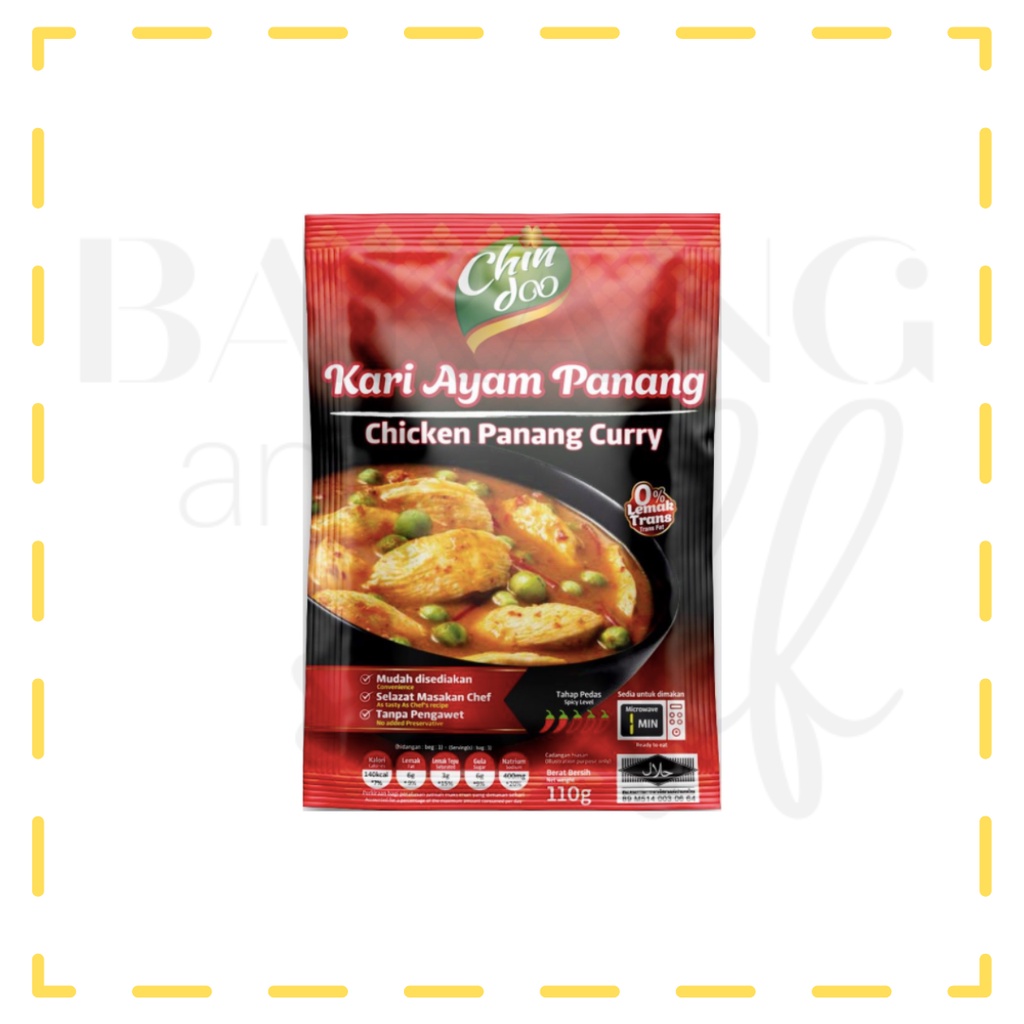 [HALAL] CHIN DOO CURRY POUCHES 110g Ready to eat, easy heat up, fast ...