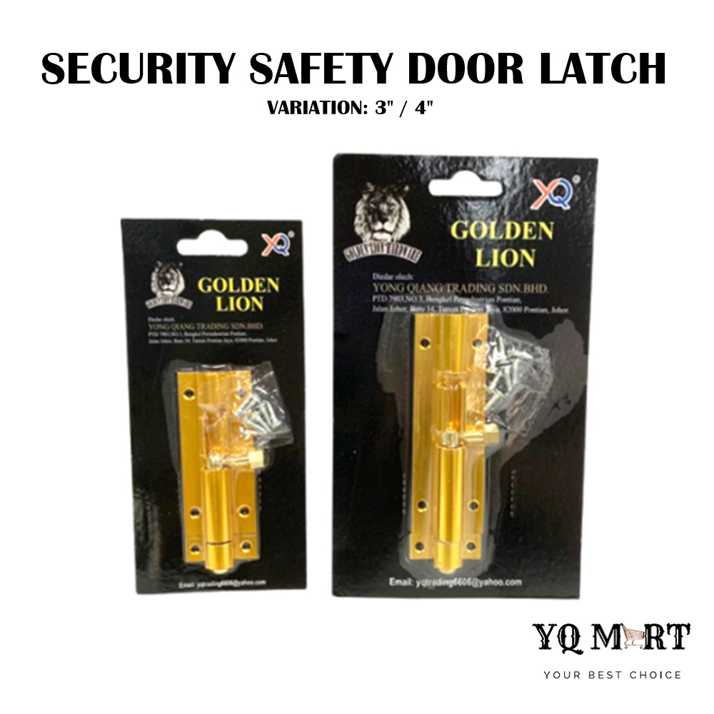 Security Safety Door Latch/Door Bolt/Shed Gate Fence Toilet/Selak Pintu ...
