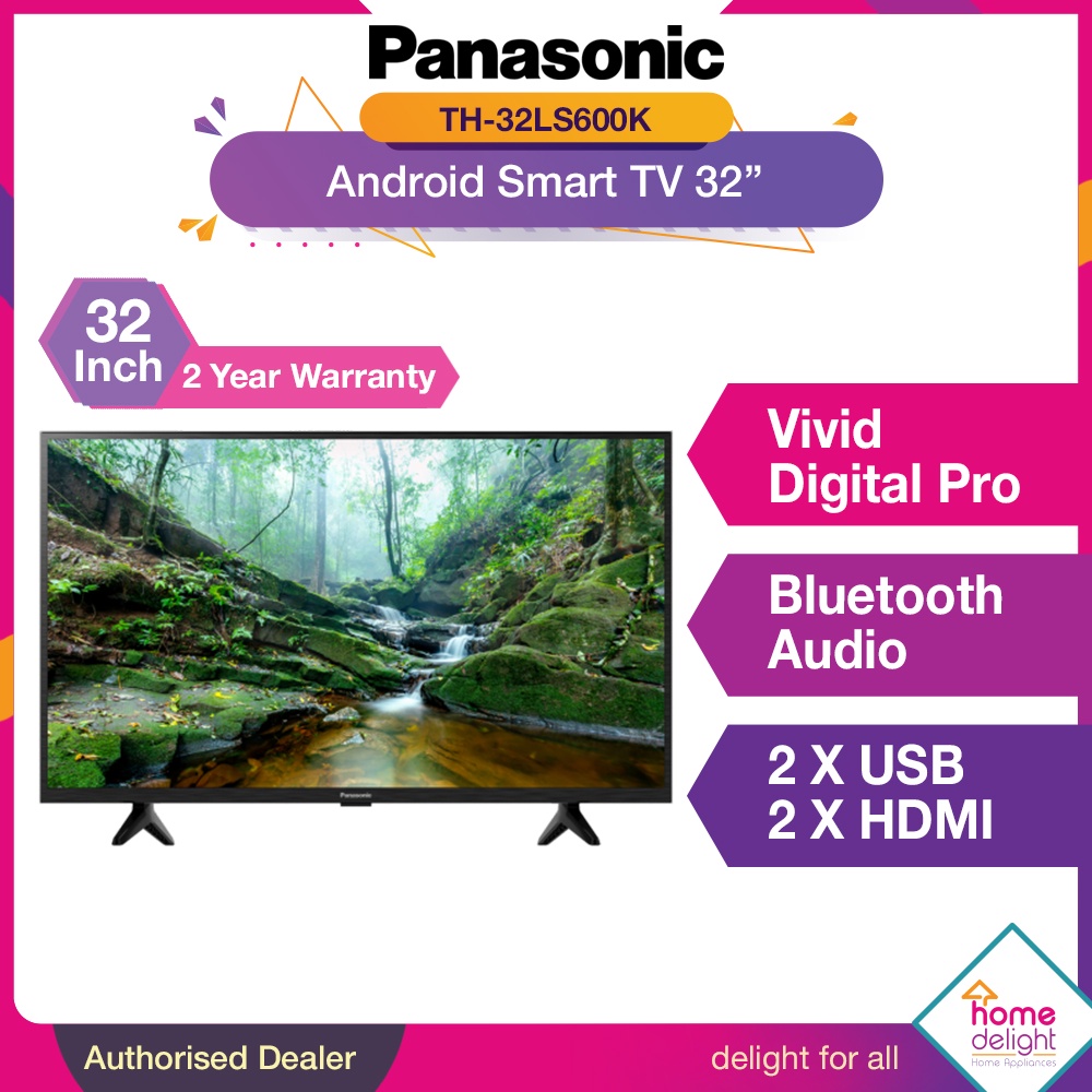 Panasonic 32" LED TV (2 x HDMI) USB Playback TH-32L400K / TH-32LS600K | Shopee Malaysia