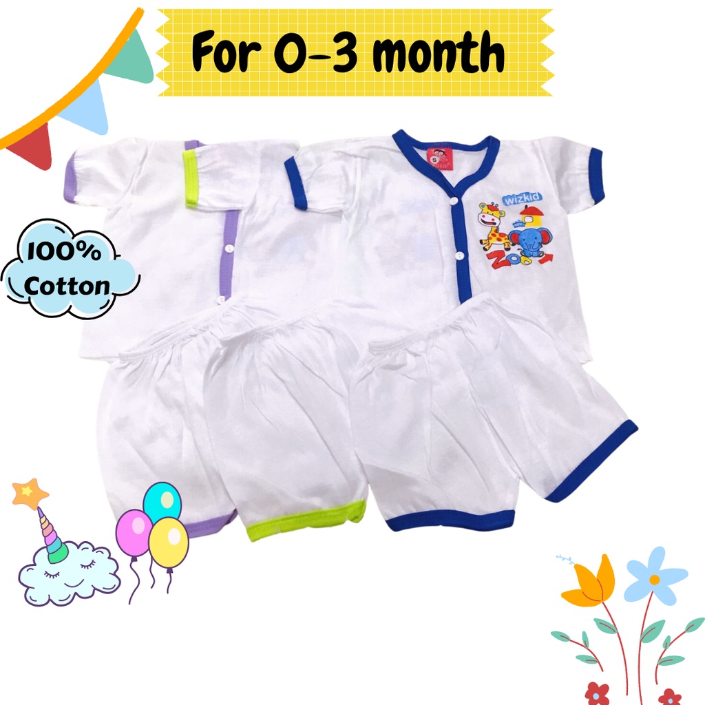 Baju Baby Newborn Set Girl Boy Unisex Pyjamas Clothes Bayi Lelaki Perempuan Baru Lahir Baju ...