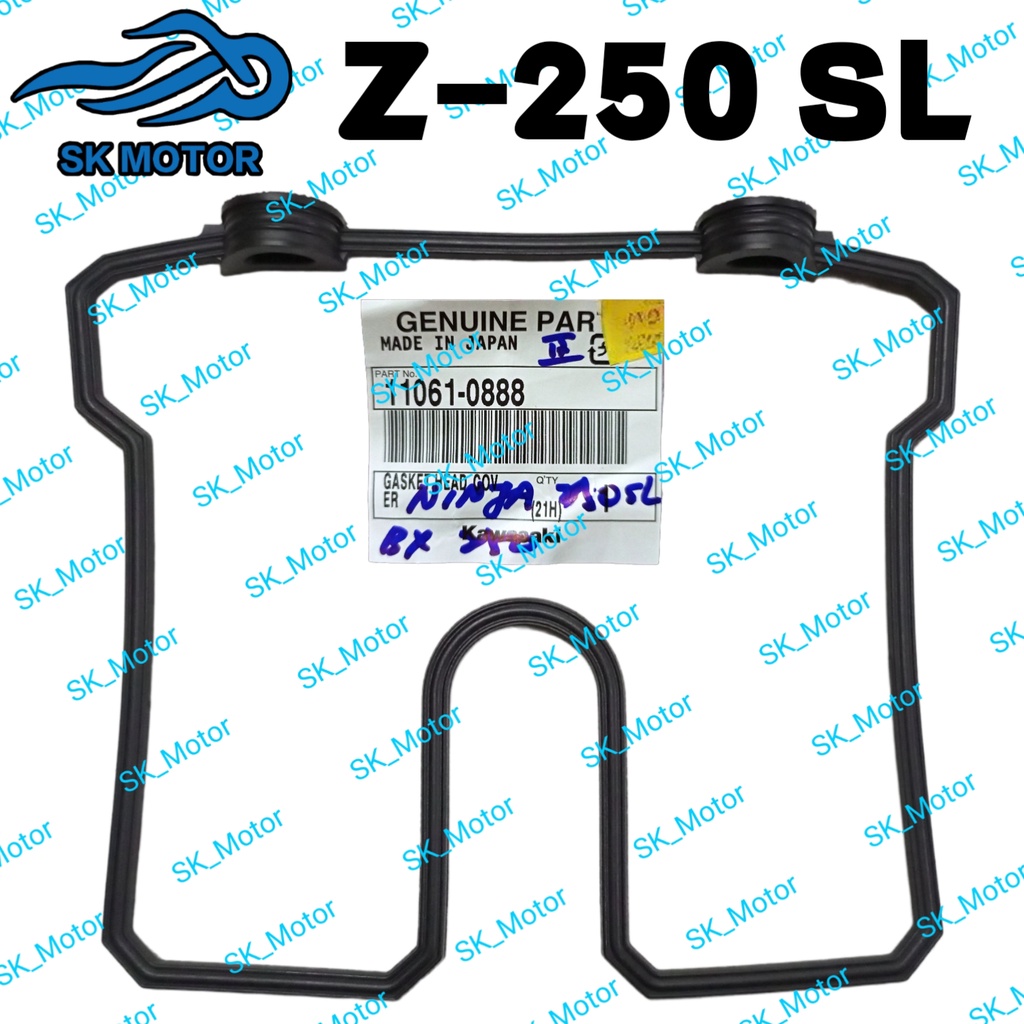Kawasaki Z250 SL Original Cylinder Head Cover Gasket O-Ring 11061-0888 ...