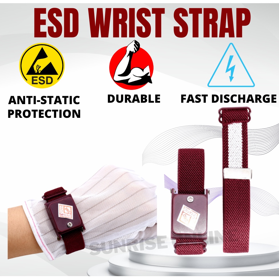 Posh SWT-MQ598 Cordless ESD Wrist Strap / Anti-Static / Wristband ...