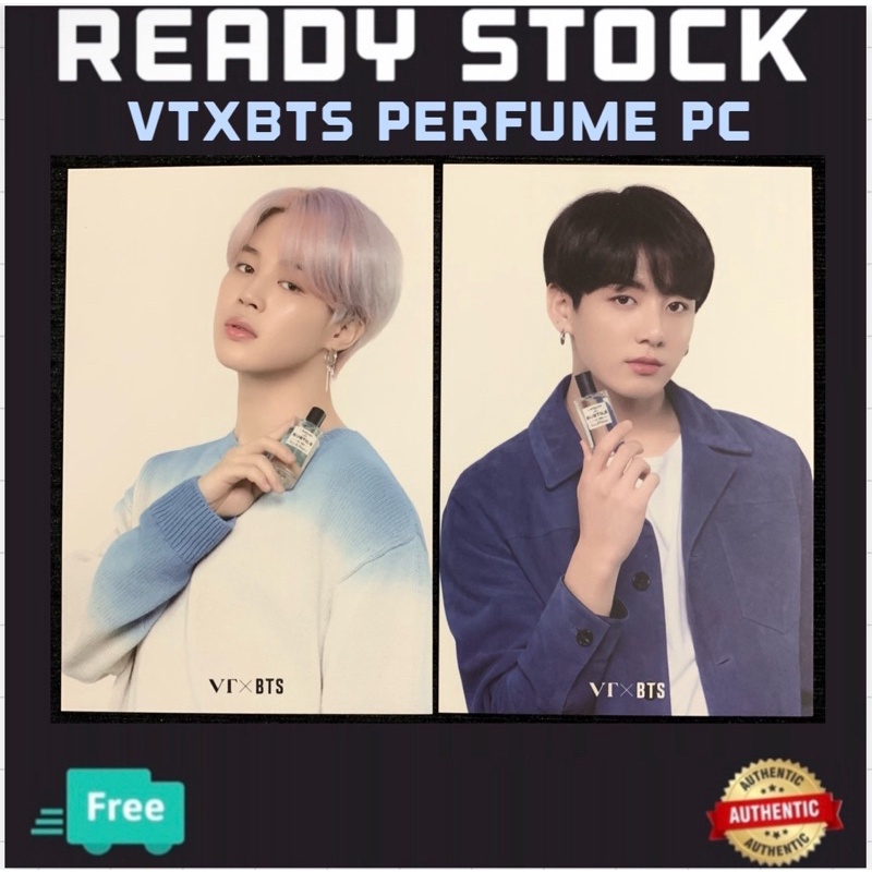 OFFICIAL VT X BTS PERFUME PHOTOCARD | Shopee Malaysia
