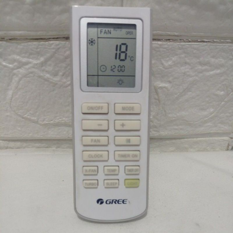 Gree YAM1F AC Remote ORIGINAL | Shopee Malaysia
