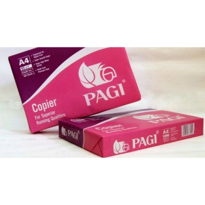 1 ream of A4 PAGI paper / BAI BANG / HONG HA weight 65 gsm | Shopee ...