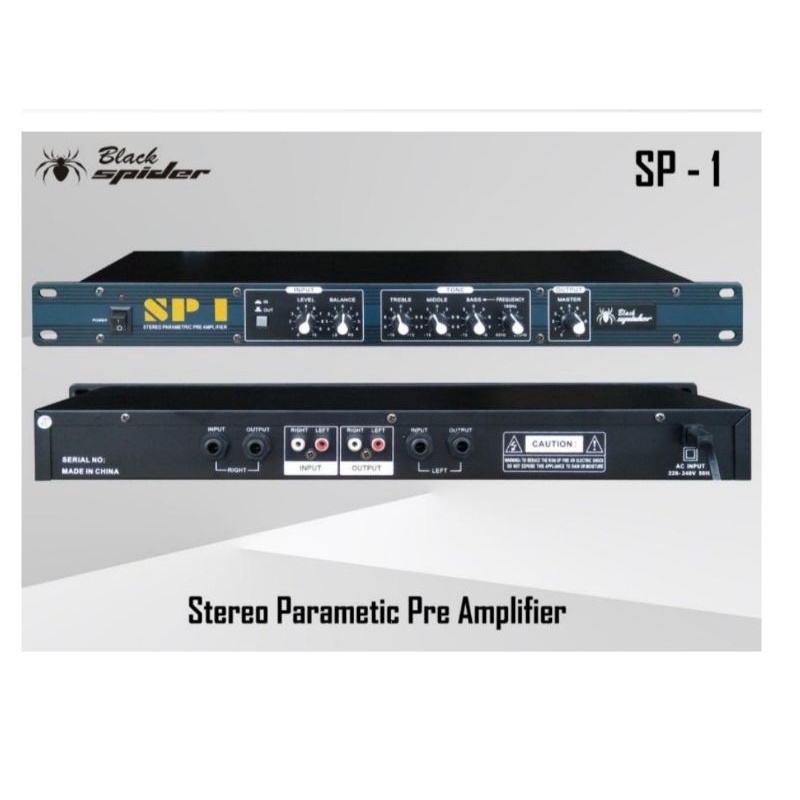 Parametric Blackspider SP-1 Stereo Original Good Quality Product ...
