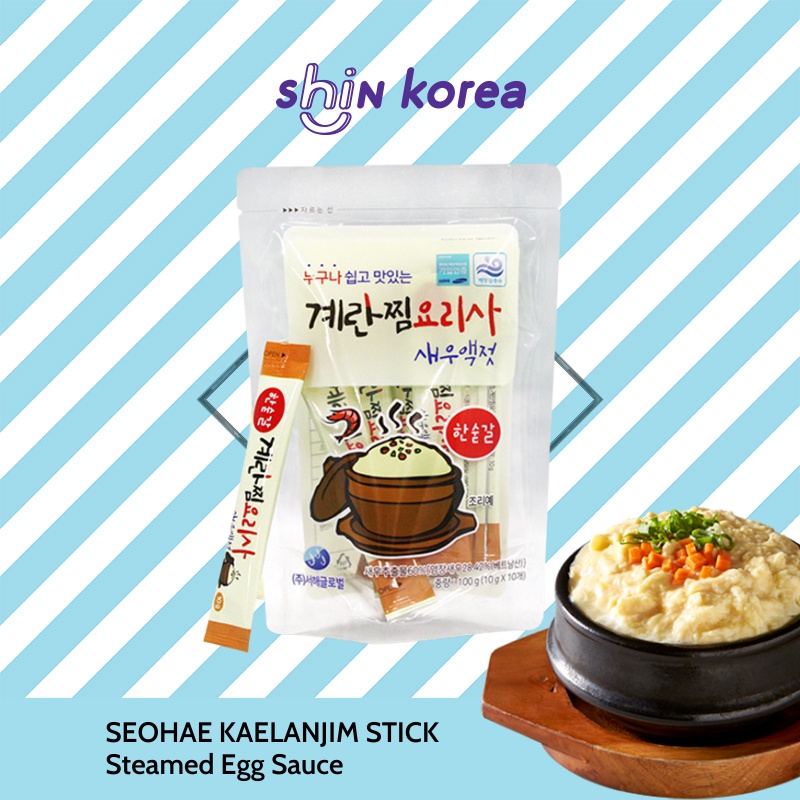 SHIN·KOREA Seohae Kaelanjim Sauce ( Steamed Egg Sauce, shrimp flavor ...
