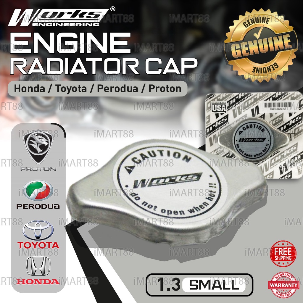 Cooling Radiator Cap 1.1/1.3 Works Engineering Wira Persona Waja Saga ...