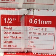 ORIGINAL ACSON COPPER PIPE 0.61MM 1/4 3/8 1/2 5/8 3//4 | Shopee Malaysia