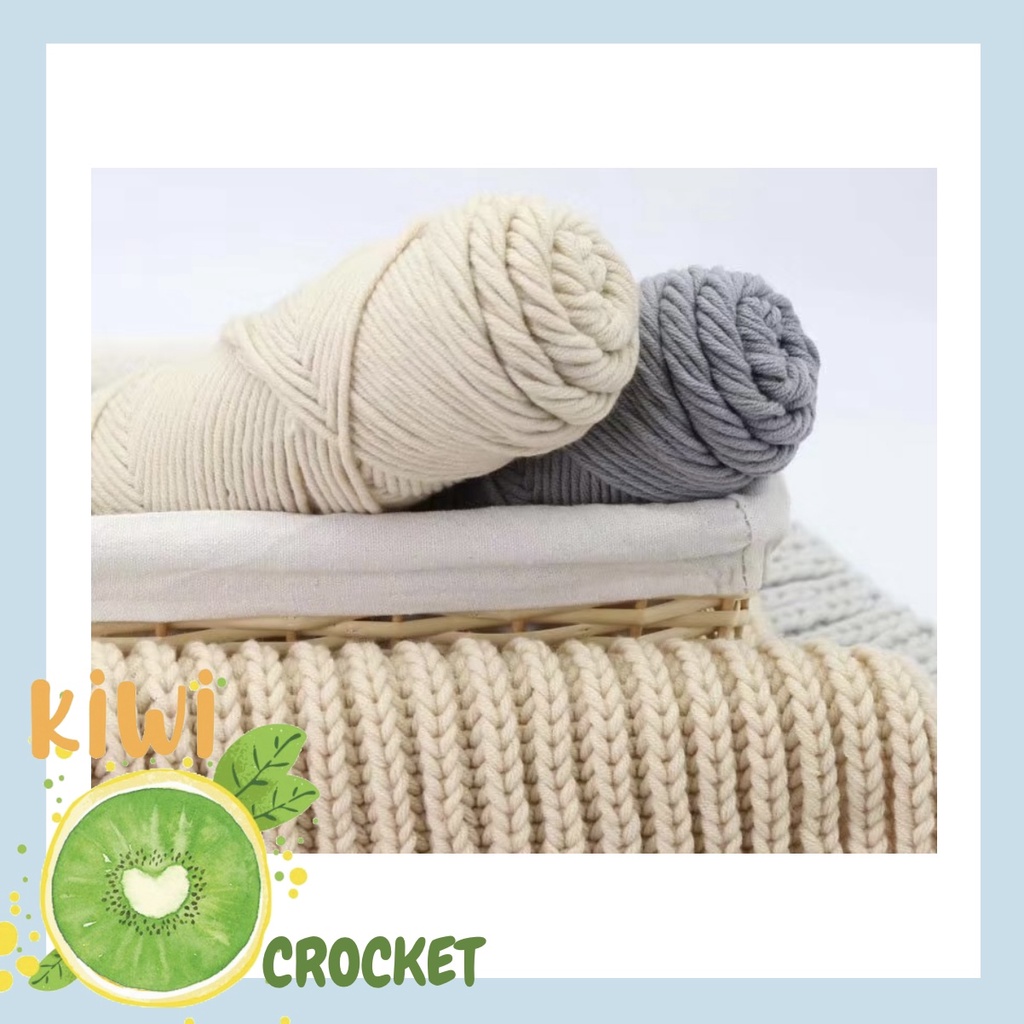 Cotton Love wool roll 100g (KiwYcracket - wool shop) | Shopee Malaysia