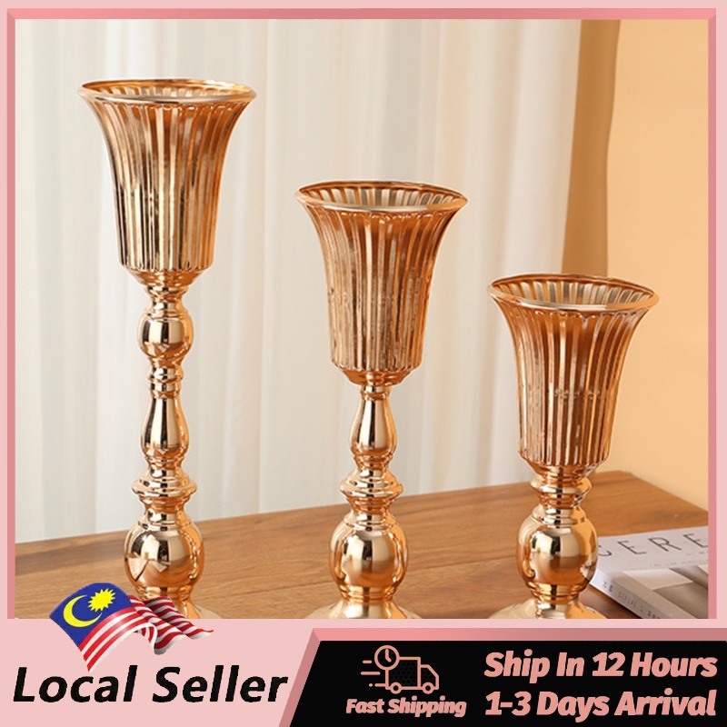 Ready Stock Big Vase Pasu Hiasan Luxury Wedding Flower Vase Pasu Bunga ...