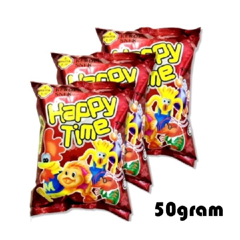 snacks cracker Happy Time,keropok snek Happy Time 50gram | Shopee Malaysia