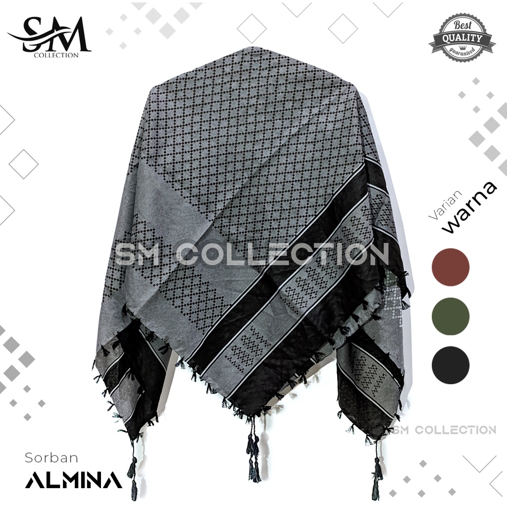 Turban HAJI AL-MINA TASSEL MOTIF BY BY HAJI | Shopee Malaysia