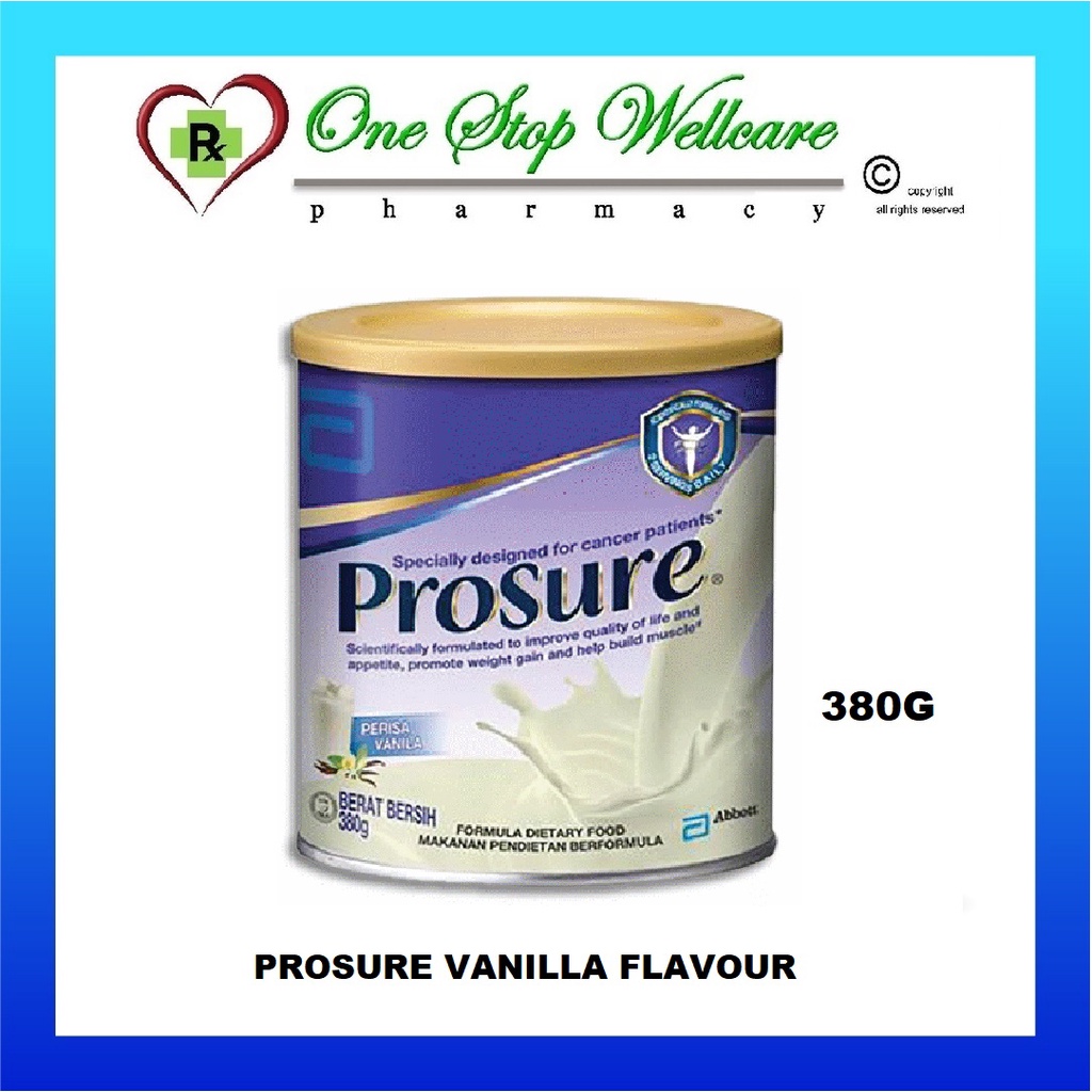 PROSURE VANILLA 380G (EXP:07/2024) | Shopee Malaysia