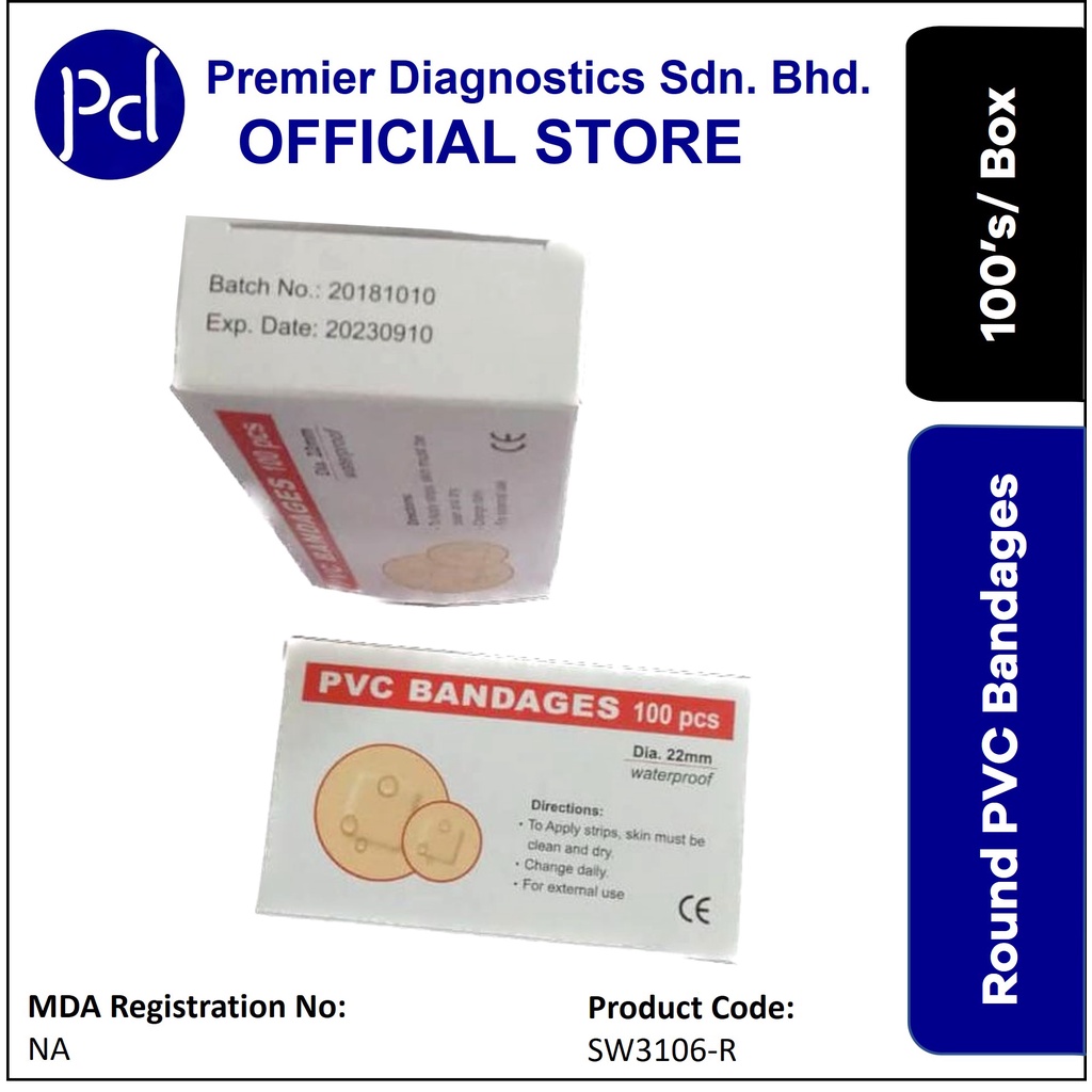 Round PVC Bandages (1000's/box) | Shopee Malaysia