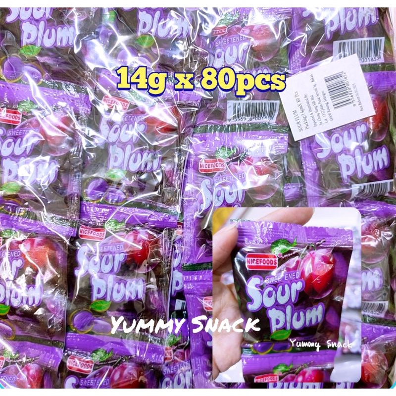 [14gx80s] Sour Plum Sweetened Twinfish Prune Hitam Manis Masam | Shopee ...