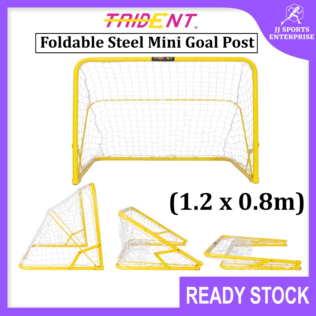 Trident 0.9M Foldable Steel Mini Goal Post Tiang Gol Mini Trident ...