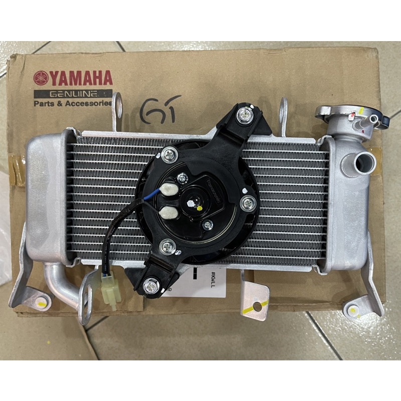 YAMAHA R15 RADIATOR ASSY SET ( INCLUDE FAN BLOWER)100% ORIGINAL -BK6 ...