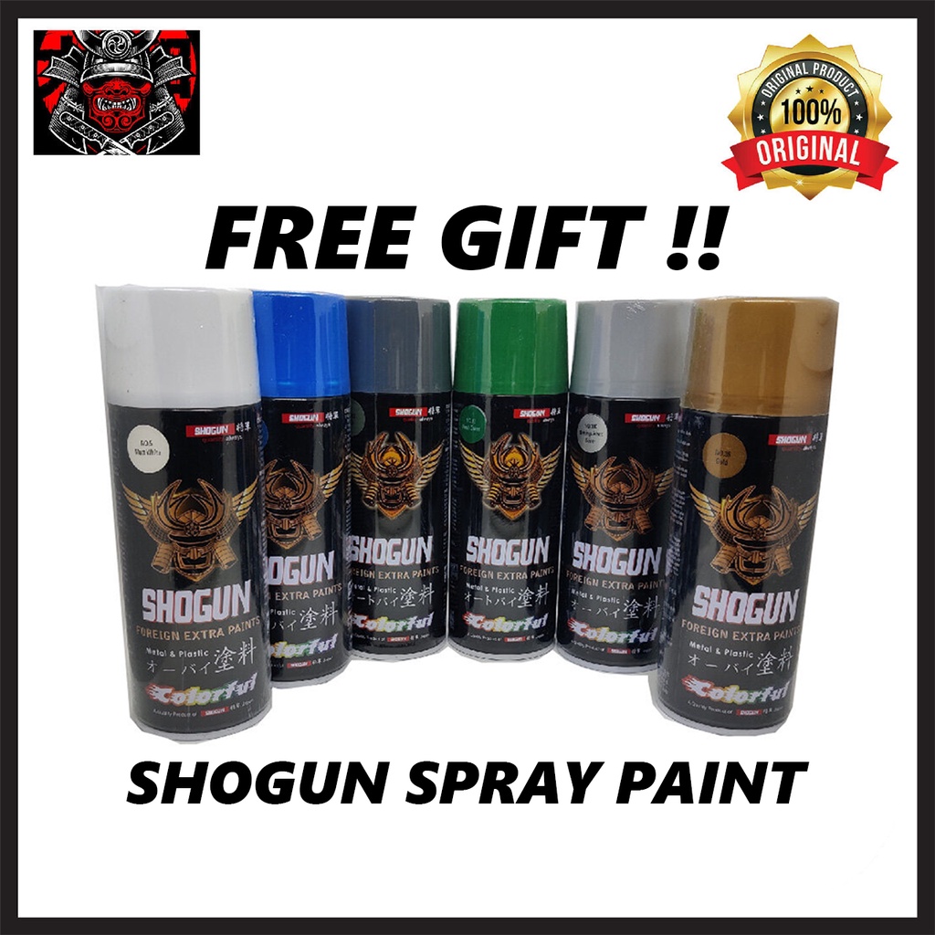 [Free Gift] Shogun Aerosol Spray Paint Foreign Extra Paints (RANDOM ...
