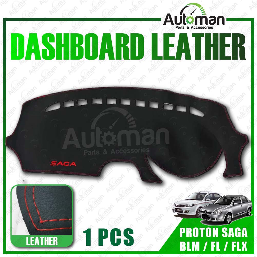 Proton Saga Blm Fl Flx Dashboard Cover Mat Non Slip Leather | Shopee ...