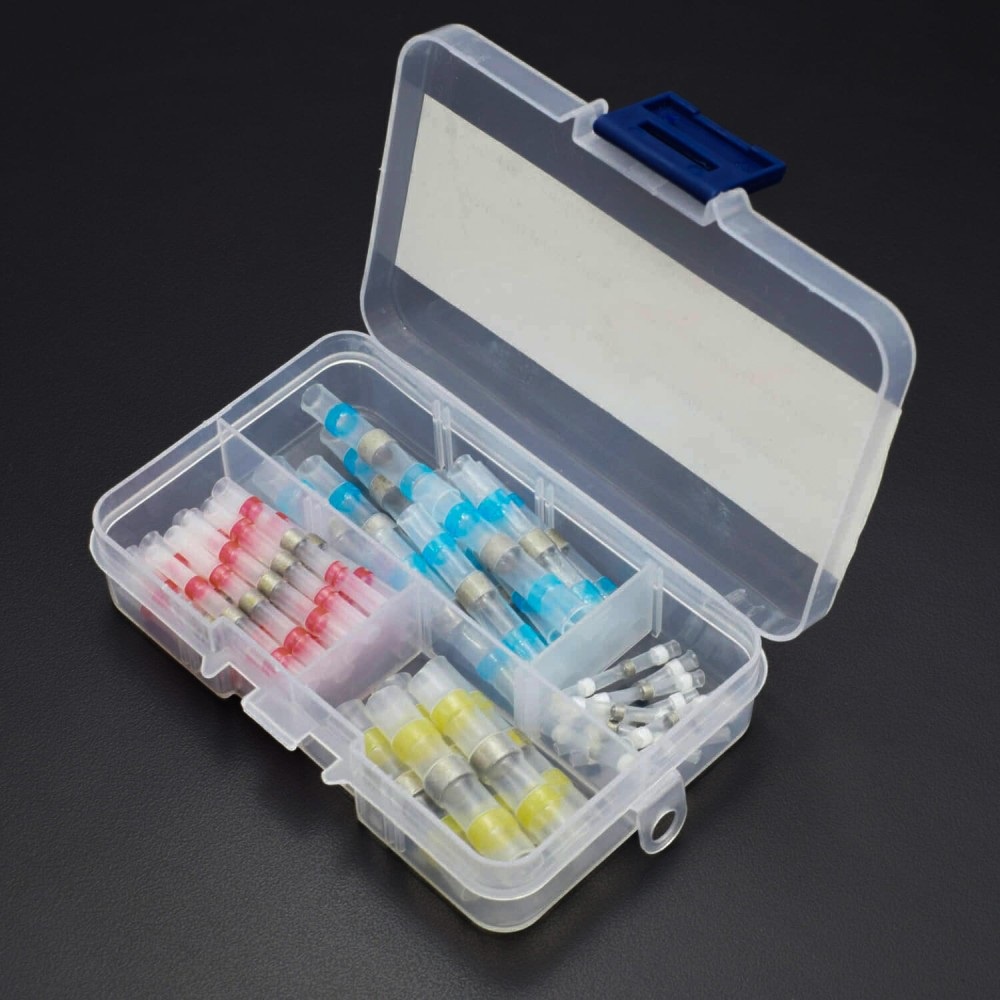 60pcs Heat Shrink Butt Connector Set Solder Seal Electrical Wire Cable ...
