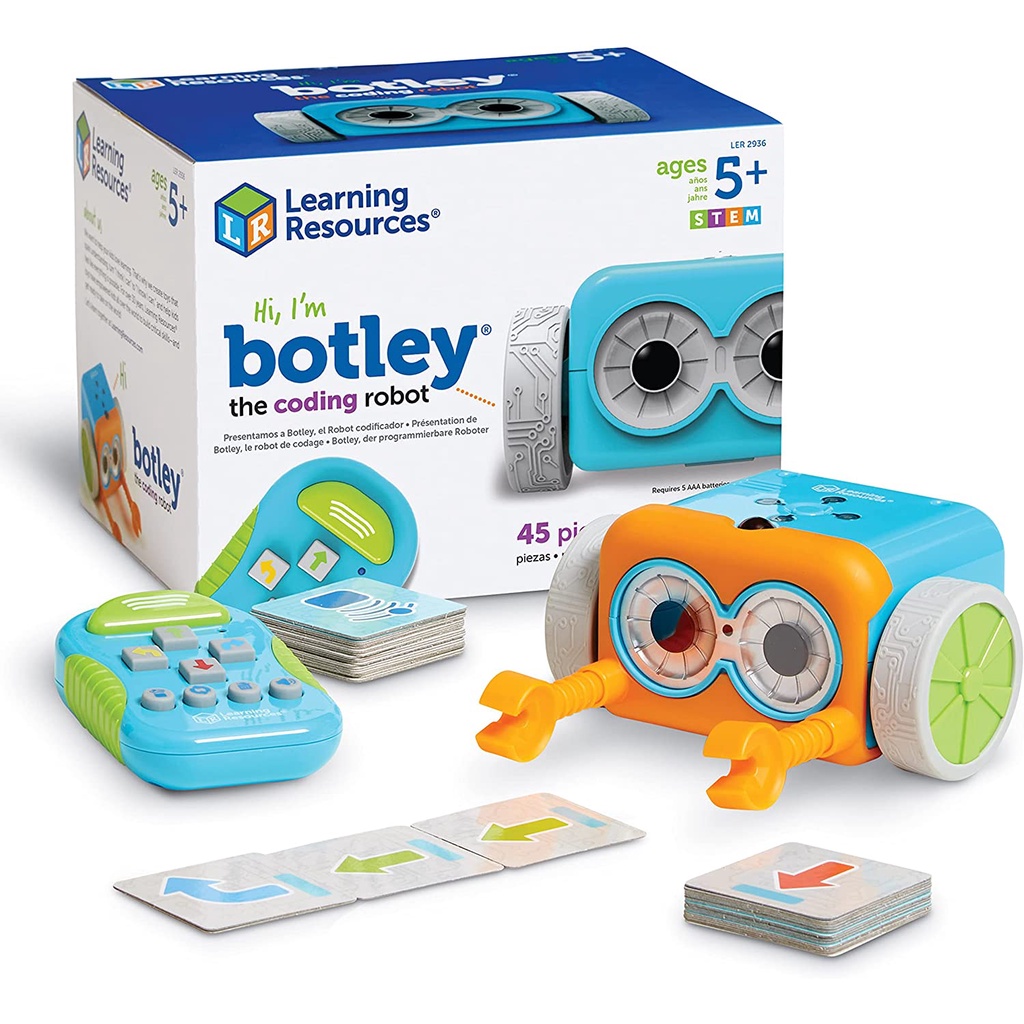 Learning Resources Botley The Coding Robot - 45 Pieces, Ages 5+ Screen- Free Coding Toys, Coding ...