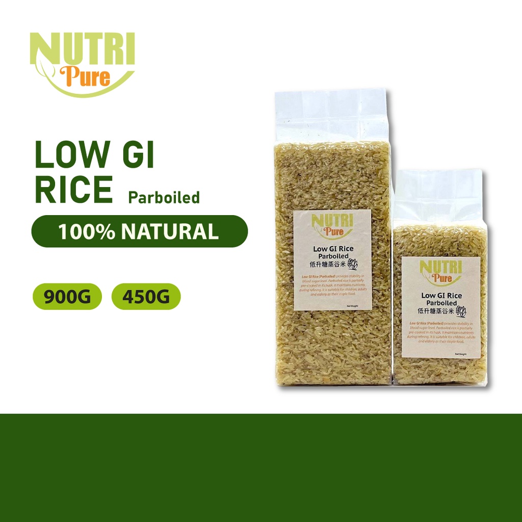 Nutri Pure Low GI Rice (Parboiled) | Beras GI Rendah (Masak) | Shopee ...