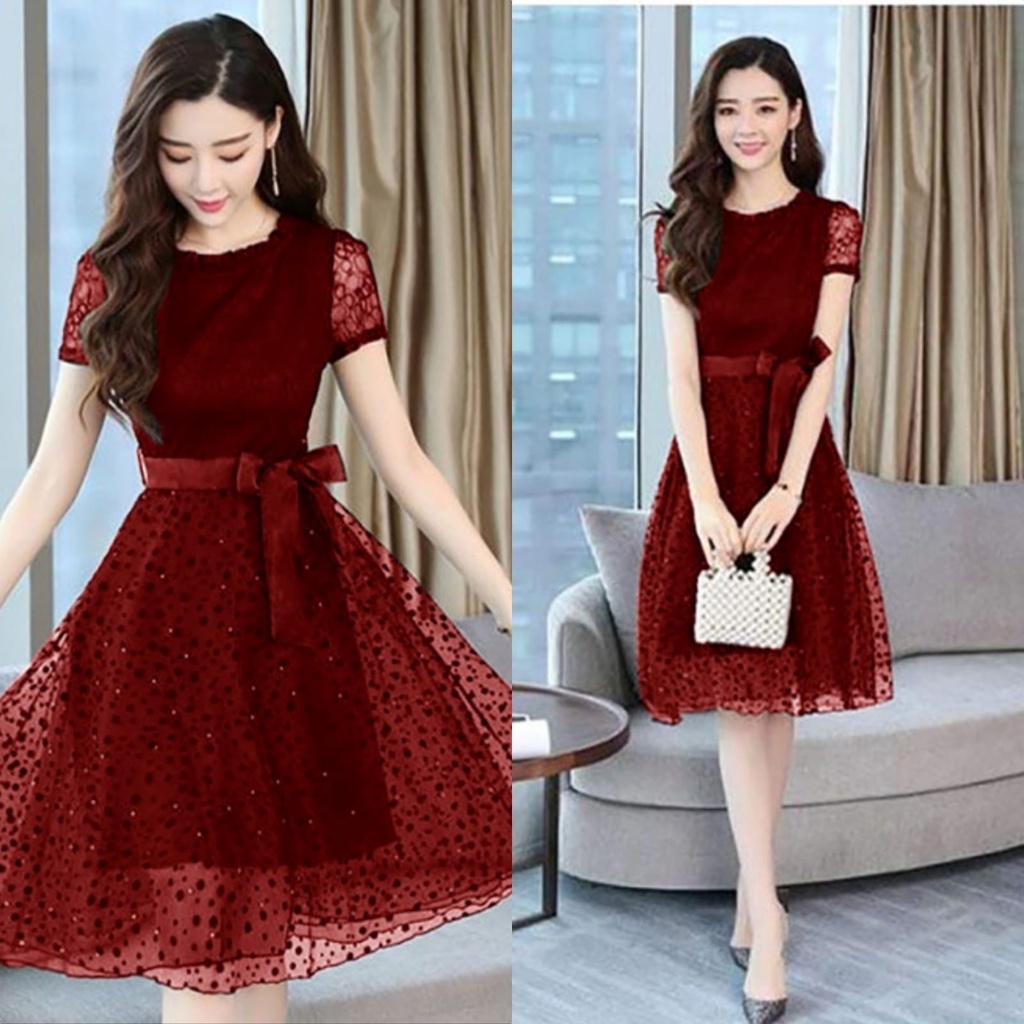 Alicia dress Brocade material, lining, imported sateen dress ...