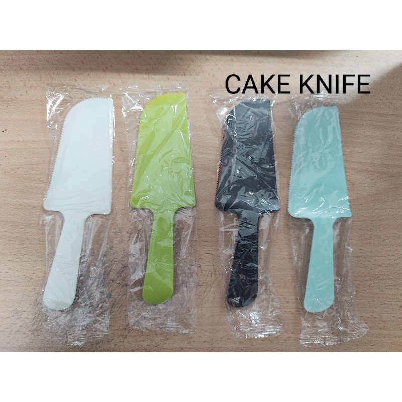 Plastic Cake Knife Ready Stock Disposable Plastic Knife Birthday Cake ...