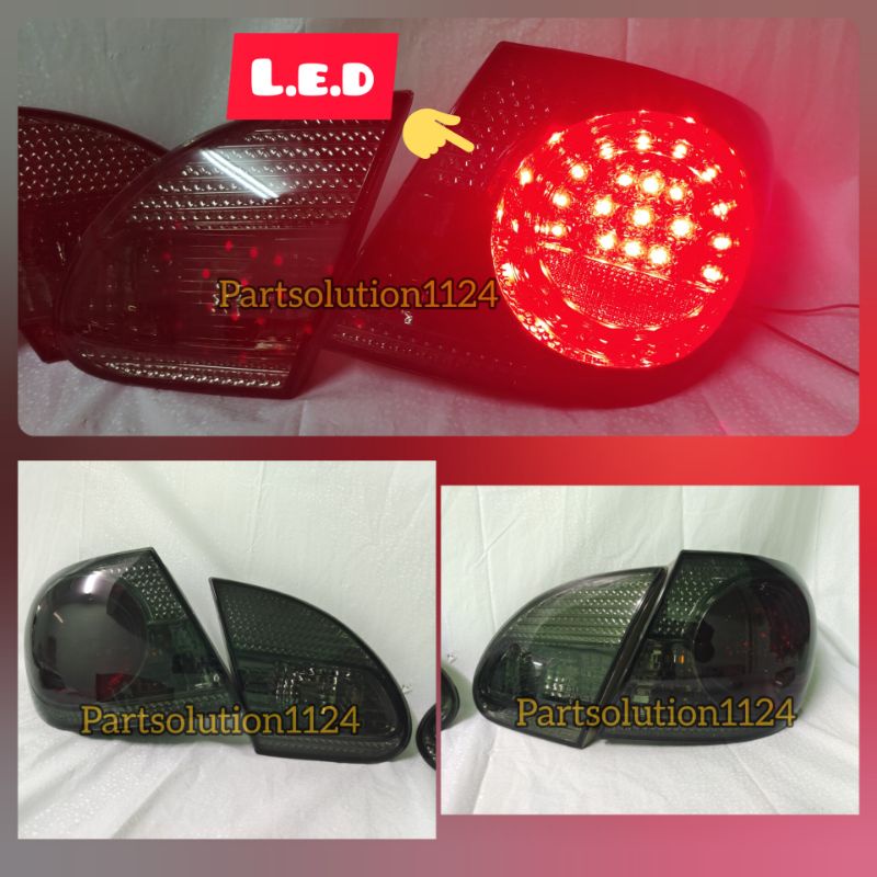 EAGLE EYES TOYOTA COROLLA ALTIS E120 2001-2003 LED TAIL LAMP (SMOKE ...