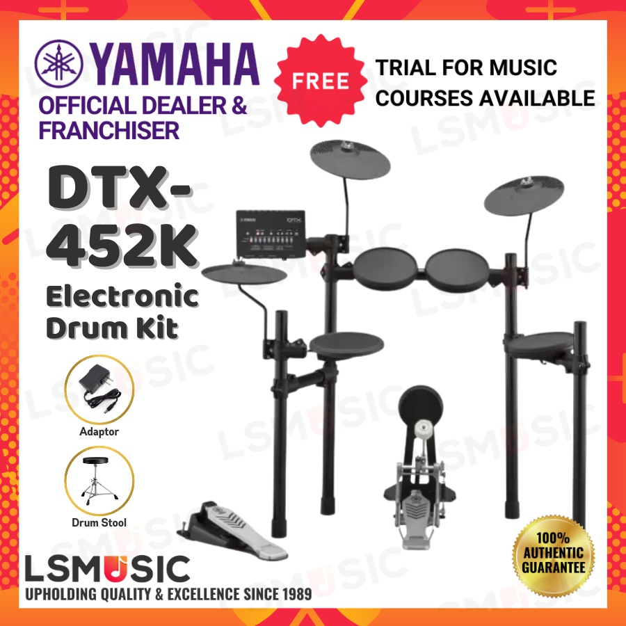 Yamaha DTX-452K Digital Drum Set Yamaha Electronic Drum Kit ( DTX452K ...