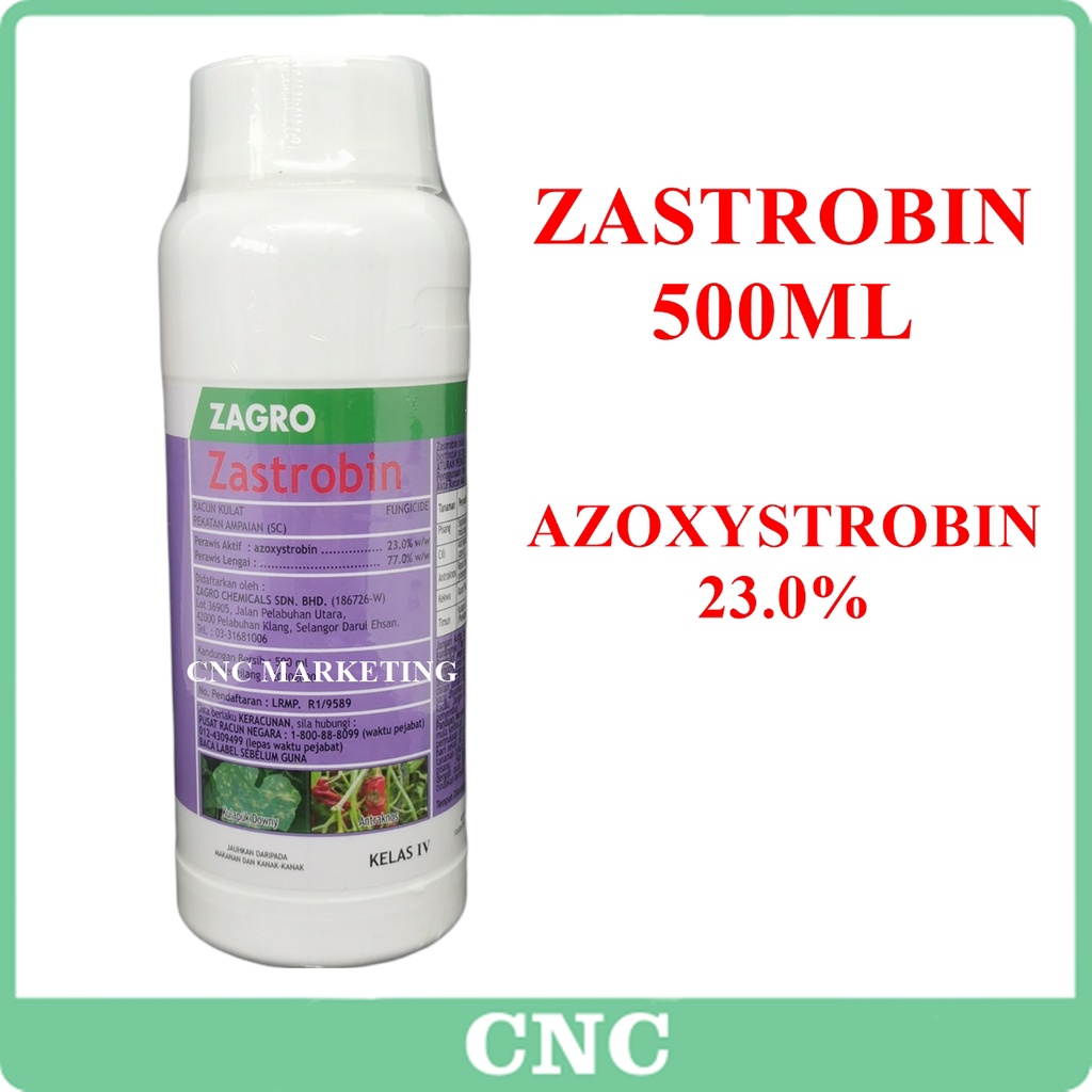 500ML Zastrobin Azoxystrobin 23.0% Racun Kulat Perlindungan Penyembuhan ...