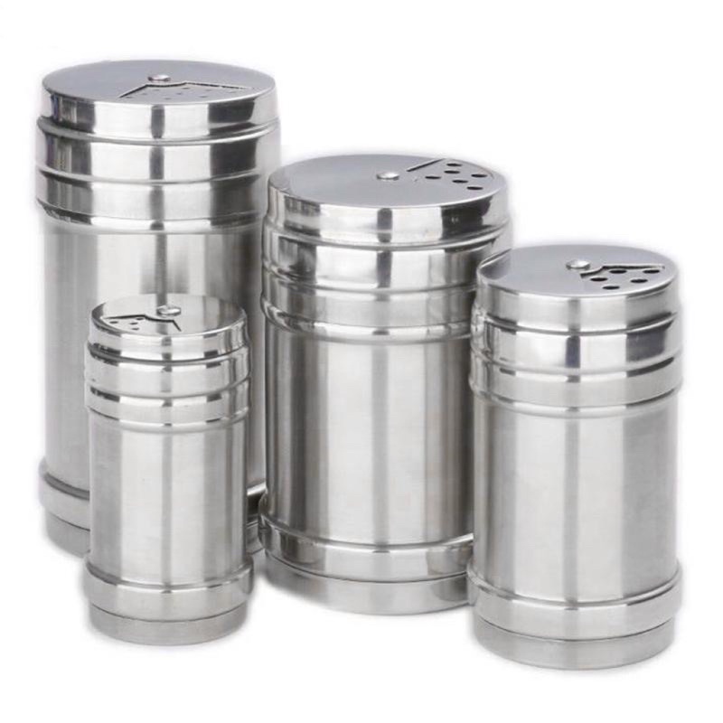 Stainless Steel Seasoning Bottle Container Tank Granular Spice Shaker ...