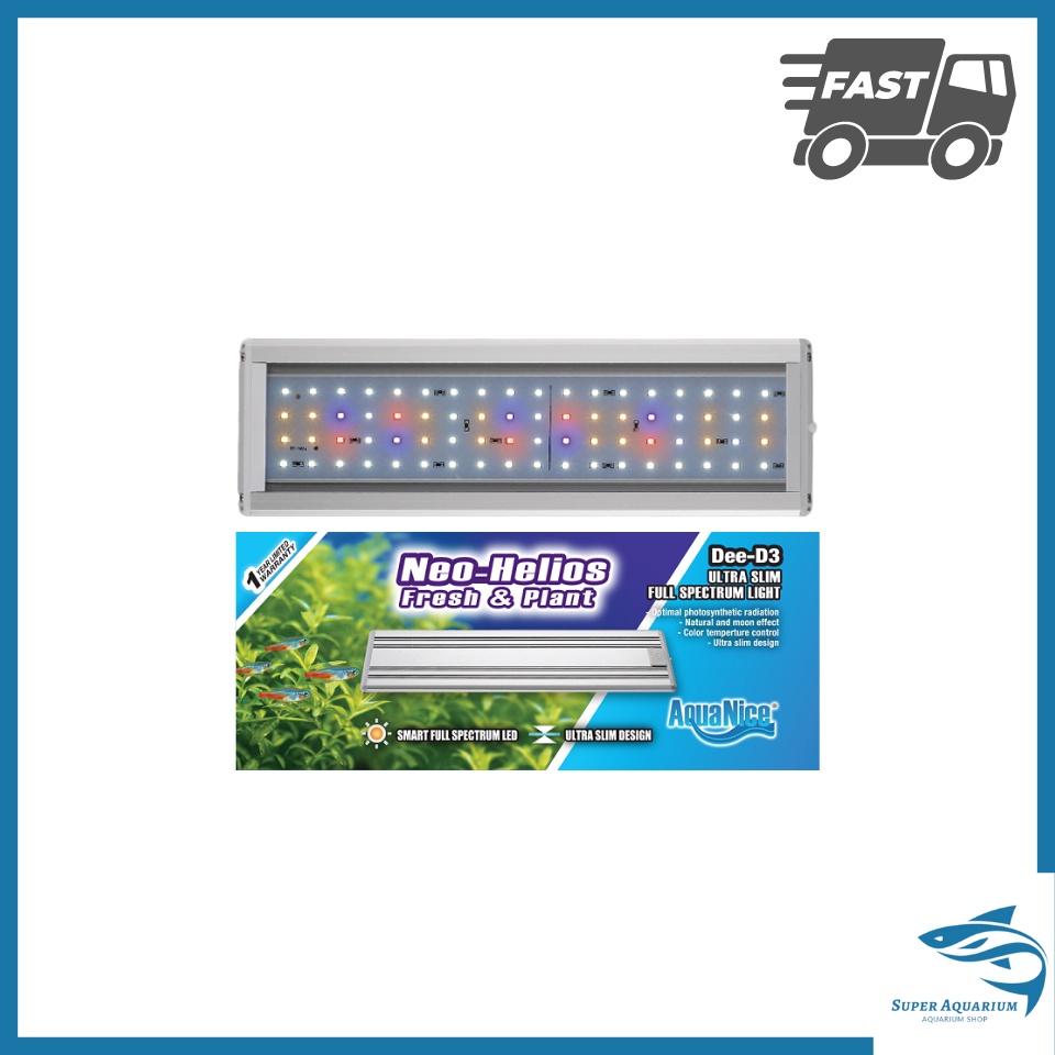 Neo-Helios Ultra Slim Full Spectrum Light | 12W - 30CM | Shopee Malaysia