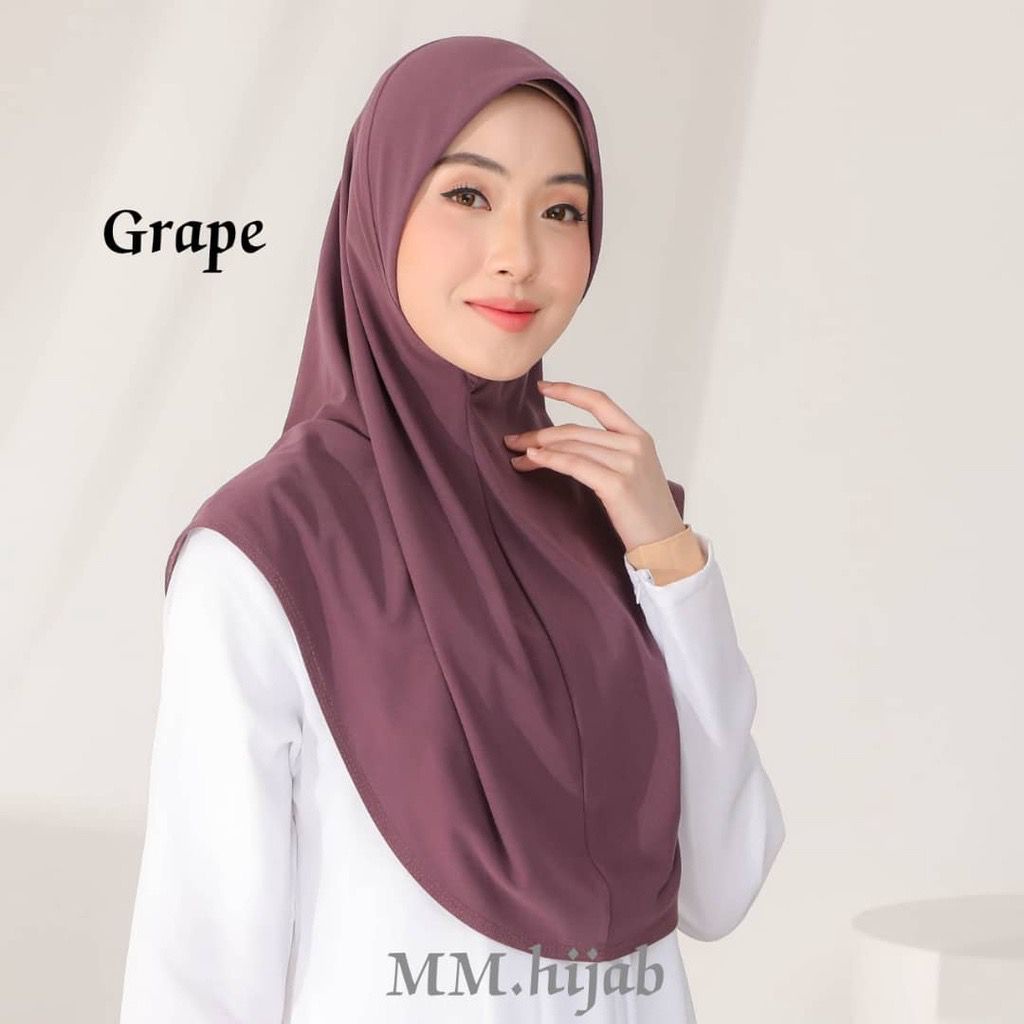 Tudung Sarung Moscrepe Sarimah Plain Instant READY STOCK SIZE M L | Shopee Malaysia