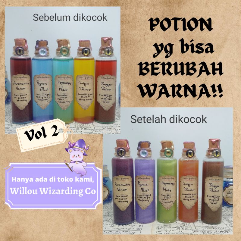 Harry Potter Potion Magic Potion Color Changing Ver 2 Polyjuice Love ...