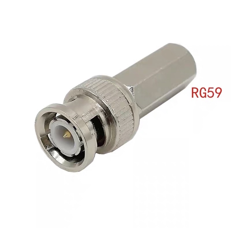 BNC RG59 Coaxial Connector RG-59 adapter for CCTV Camera | Shopee Malaysia