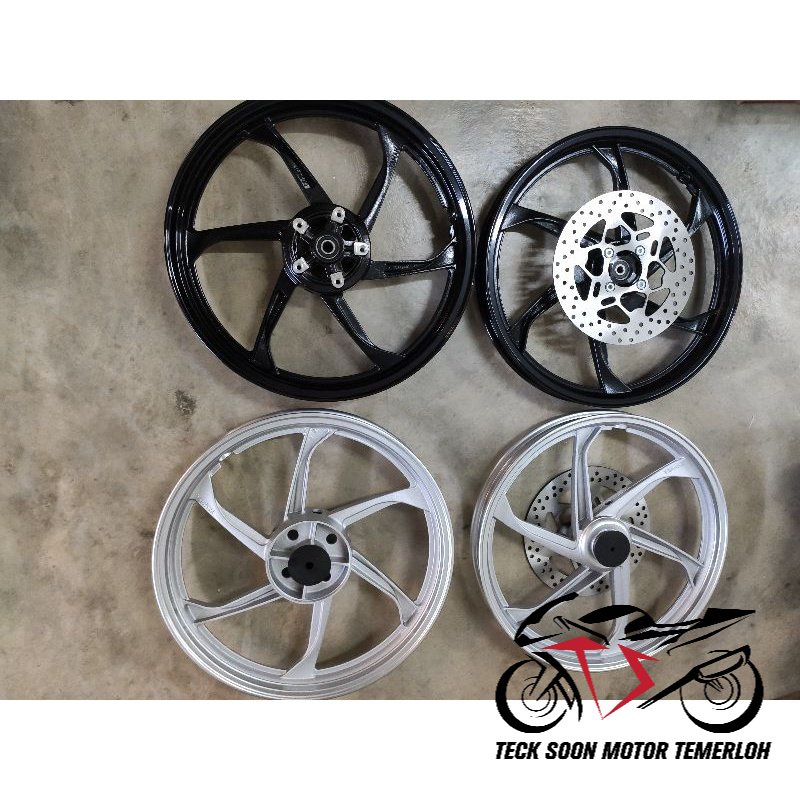 Sport rim enkei yamaha y15 y15zr y16 y16zr cutting y125z 1.60 1.85 6 batang TBM | Shopee Malaysia