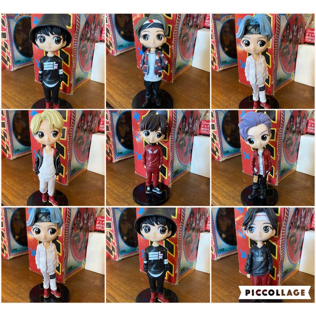 J-HOPE, JIMIN, JIN, JUNGKOOK, RM, SUGA, BTS Q POSKET TOY FIGURE ...
