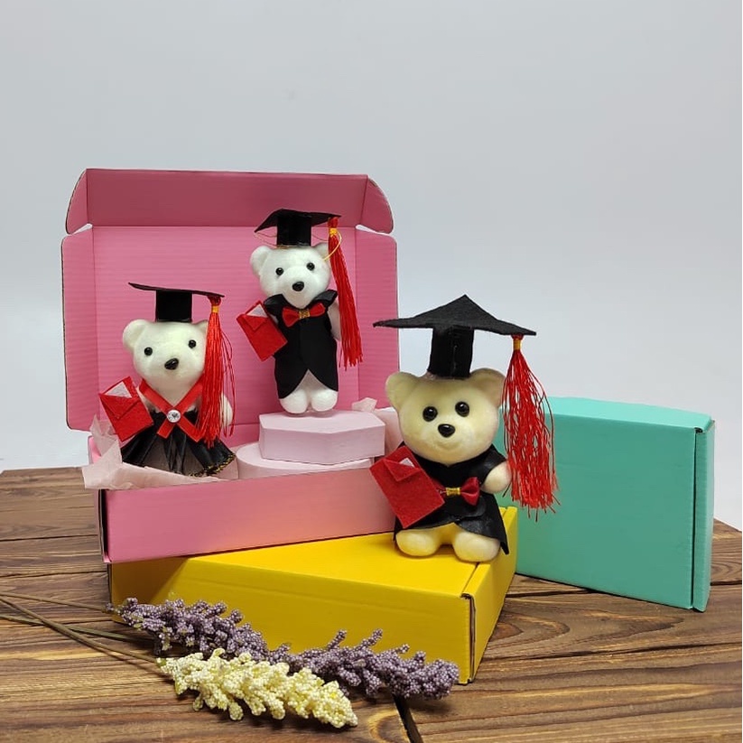 Graduation Bear for Flower Bouquet | Decoration Bear Plush Toy | Bear ...